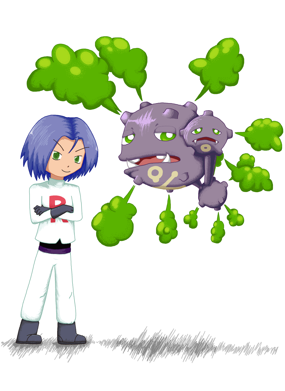 James WEEZING - Reimu_Hakurei - Pocket Monsters | Pokemon (Anime ...